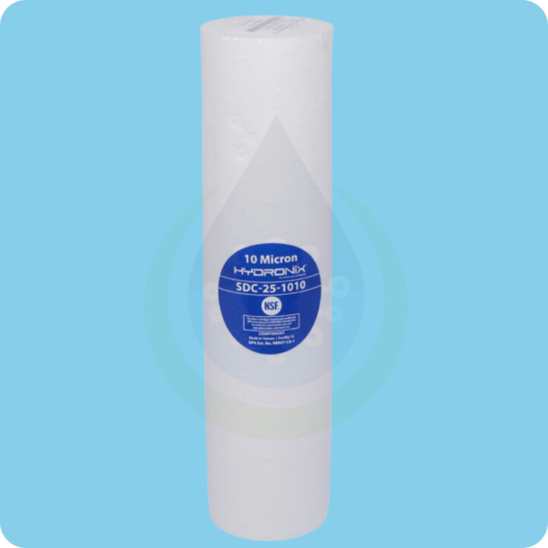 Filtro de Sedimentos 10 Micras 2.5"x10" | Hydronix 【 2024