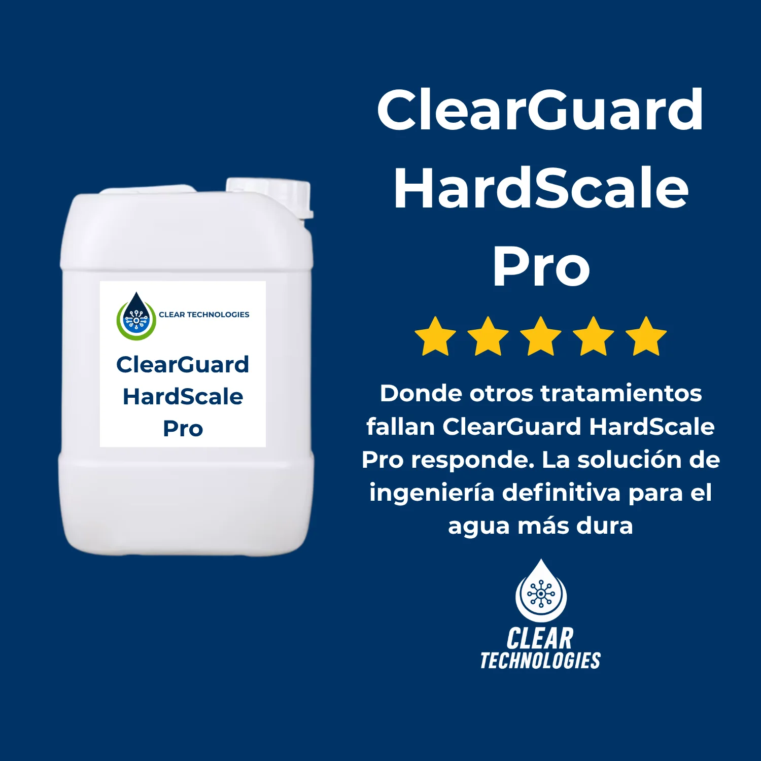 ClearGuard HardScale Pro: Elimina el Sarro que Otros No Pueden